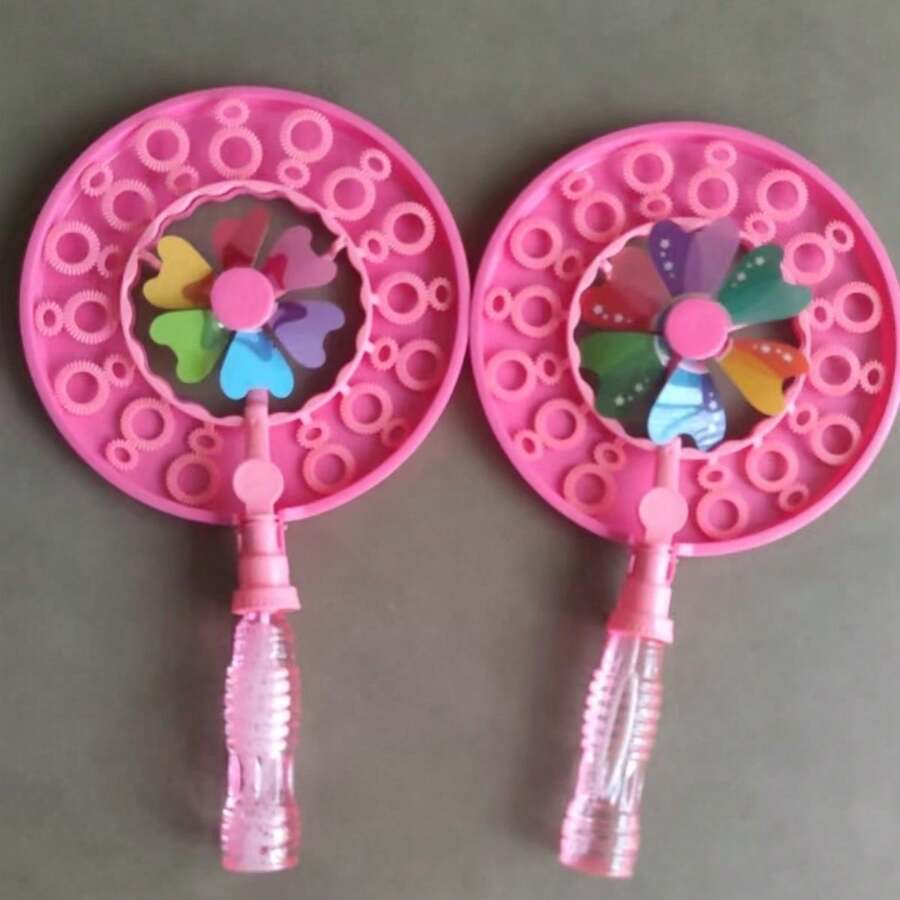 1pc Trendy Bubble Machine Pinwheel Bubble Wand Toy, Manual Bubble ...