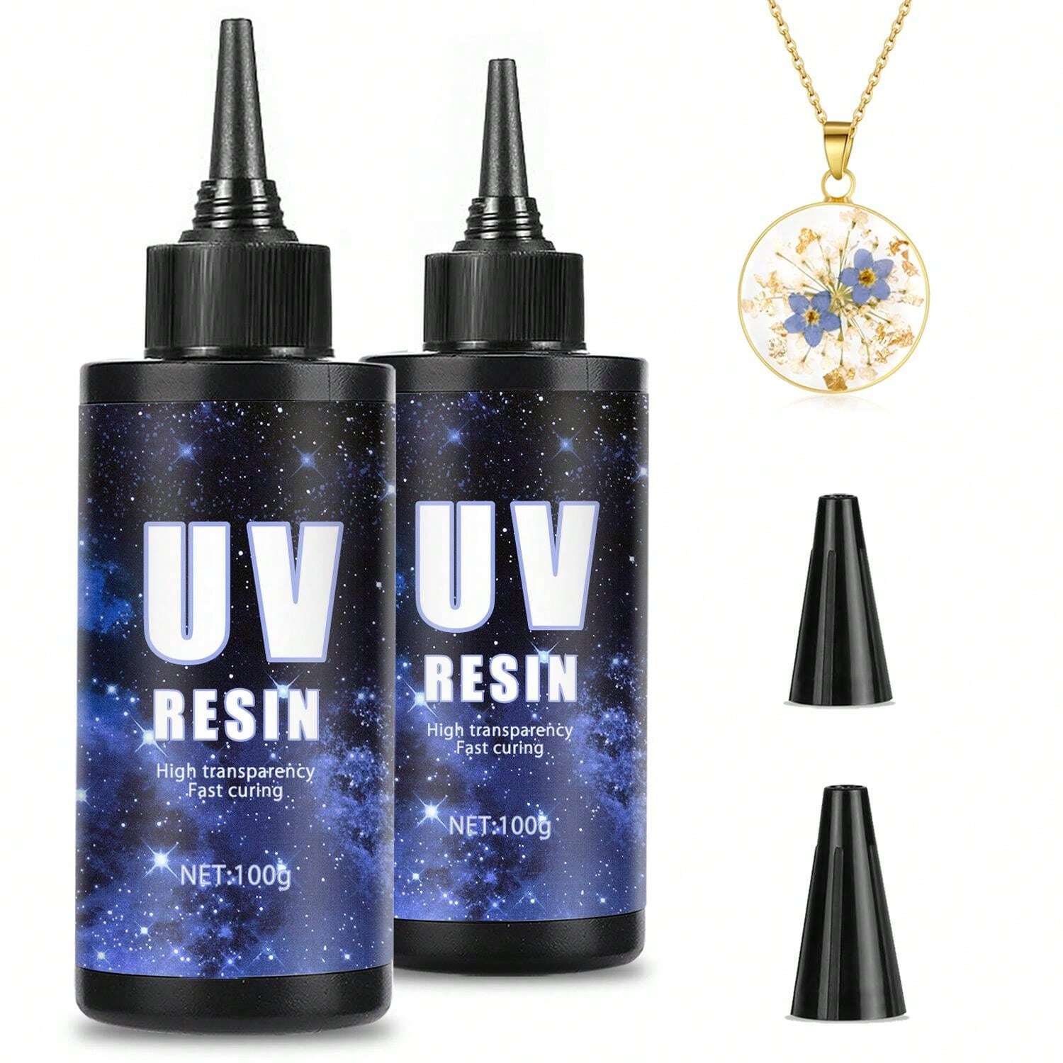 Epoxy Resin Kit For Beginners, Resin Kit With Resin Molds,100g To 500g ...