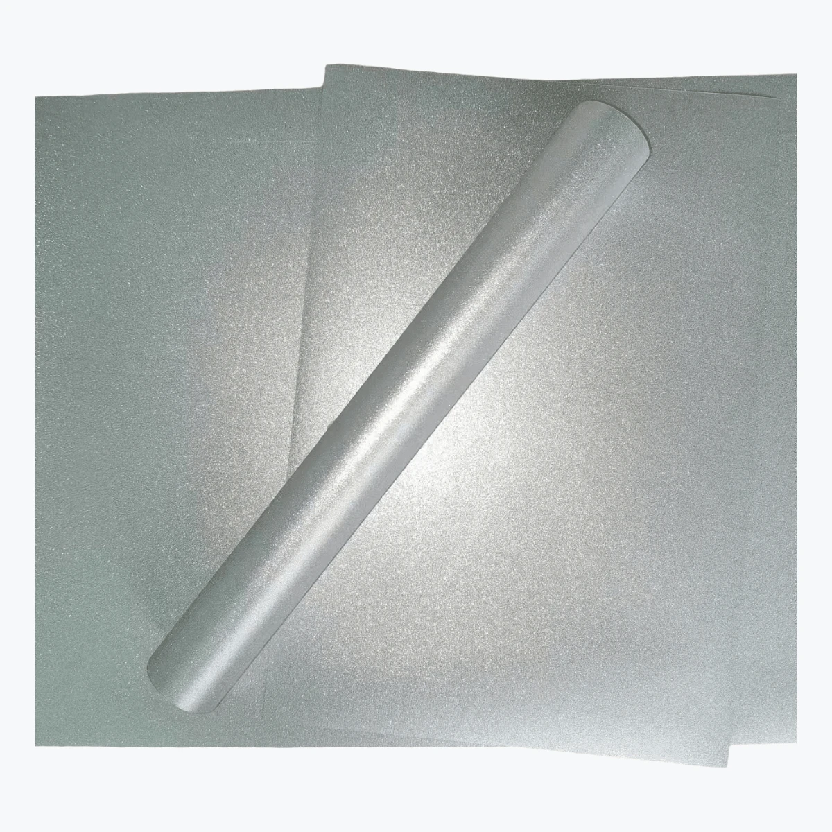 Silvery Glitter Peel & Stick Wallpaper - Self-Adhesive, Removable Vinyl ...