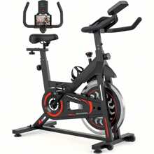Exercise Bike, Stationary Bikes For Home With LCD Monitor/Ipad Mount ...