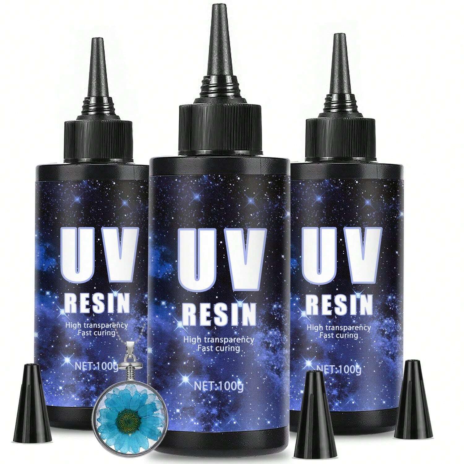 Epoxy Resin Kit For Beginners, Resin Kit With Resin Molds,100g To 500g ...