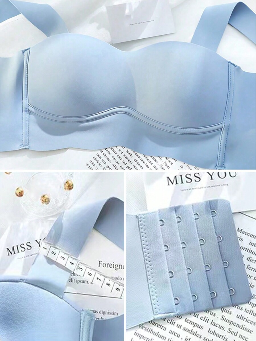 4pcs/Pack Seamless Soft Wireless Bras For Women, Comfortable Sleeping ...