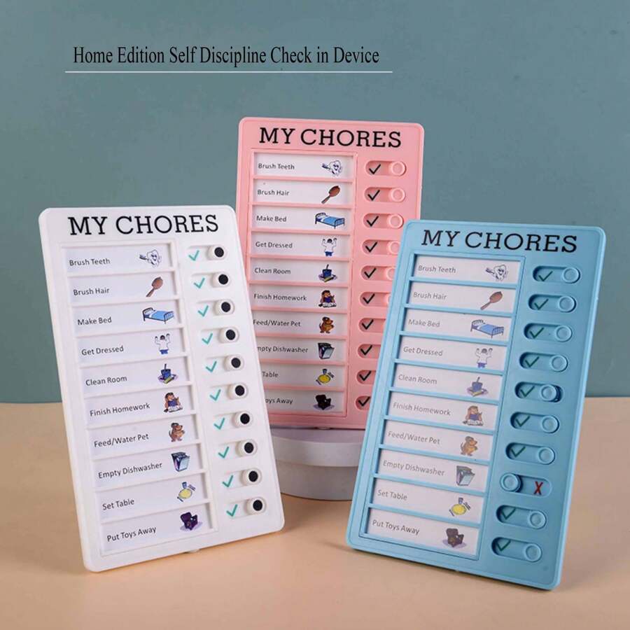 1pc Self-Discipline Punch Card For Students To Develop Good Habits. Can ...