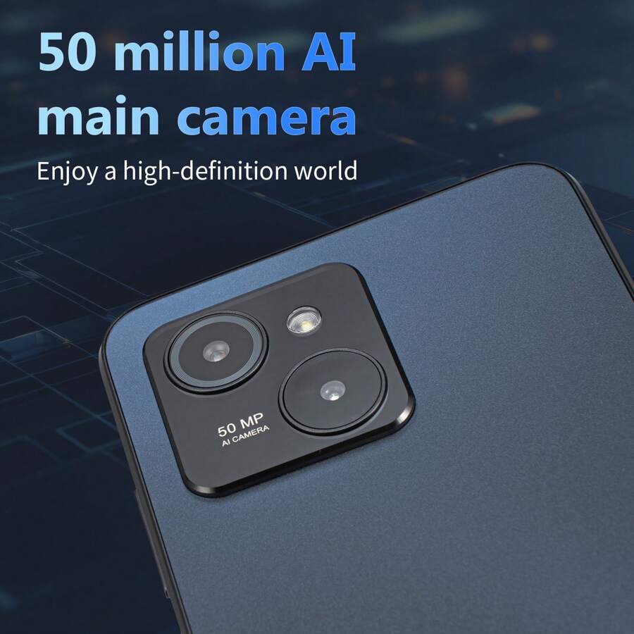 redbeat E3 Android Smartphone 2024, 6.56-Inch LCD Touchscreen, 6GB Expandable RAM, 256GB Storage ...