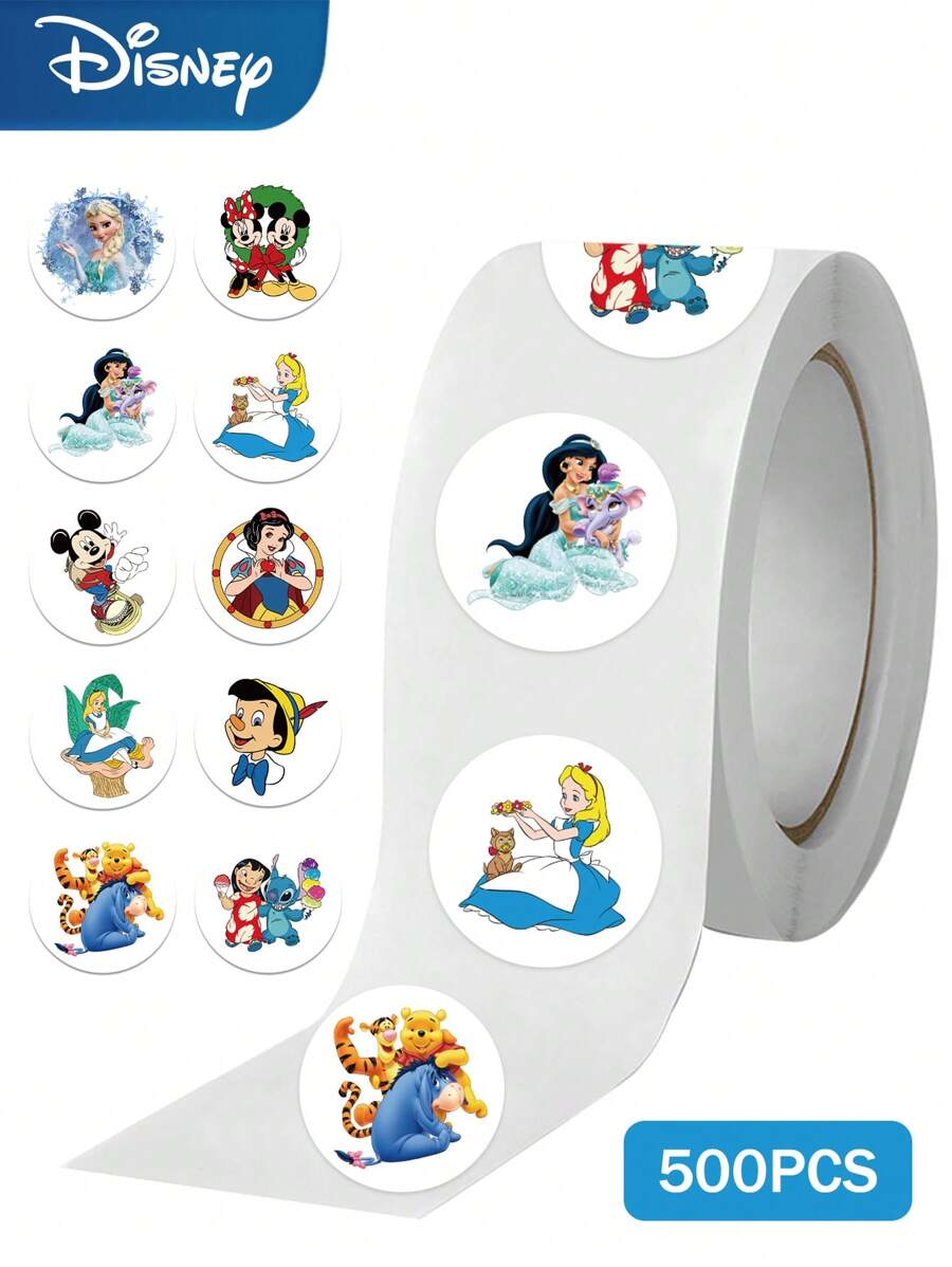 Disney 500pcs Stitch Princess Stickers For Kids Laptops Water Bottles ...