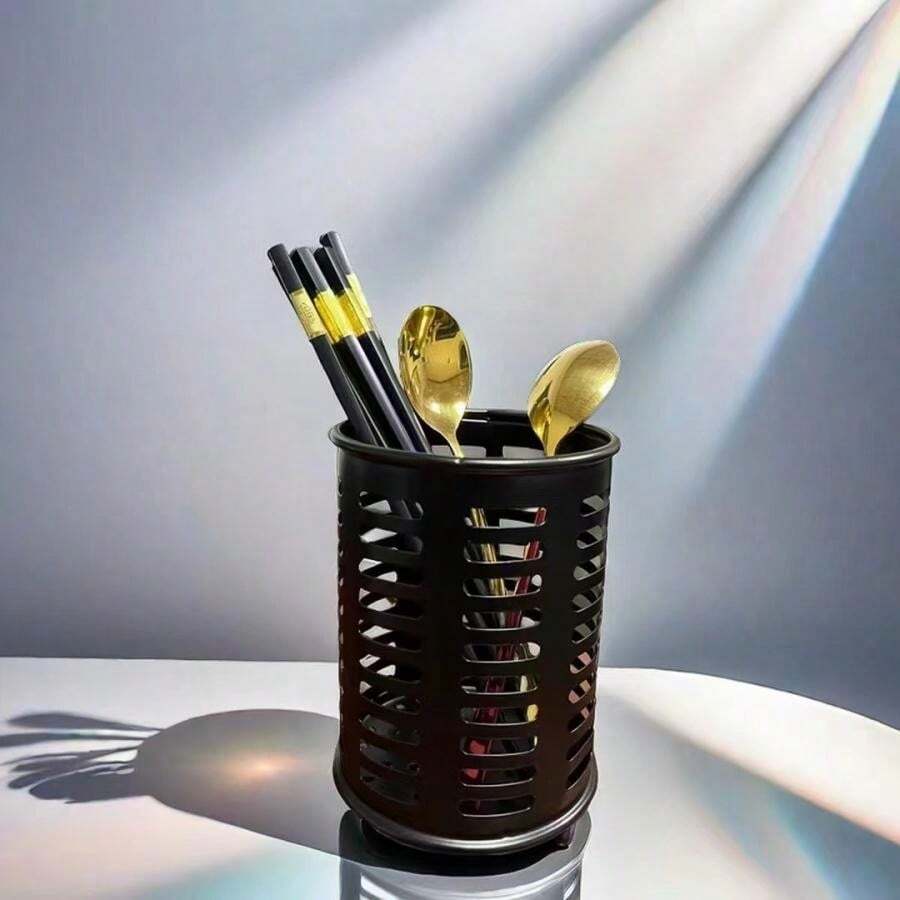 Stainless Steel Wall-Mounted Chopstick Holder Chopstick Basket ...