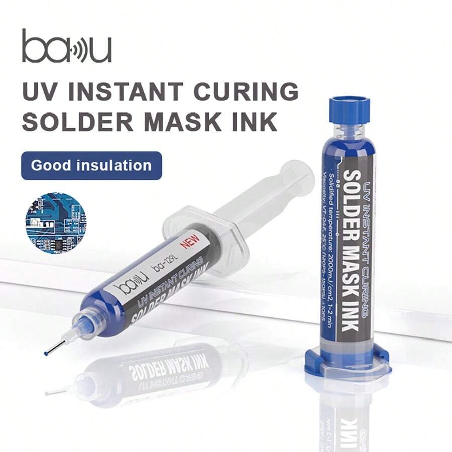 baku BAKU 25g UV Lötmaske UV Licht härtende Lötmaske Tinte für BGA, Leiterplatten Lötschutzlack ...