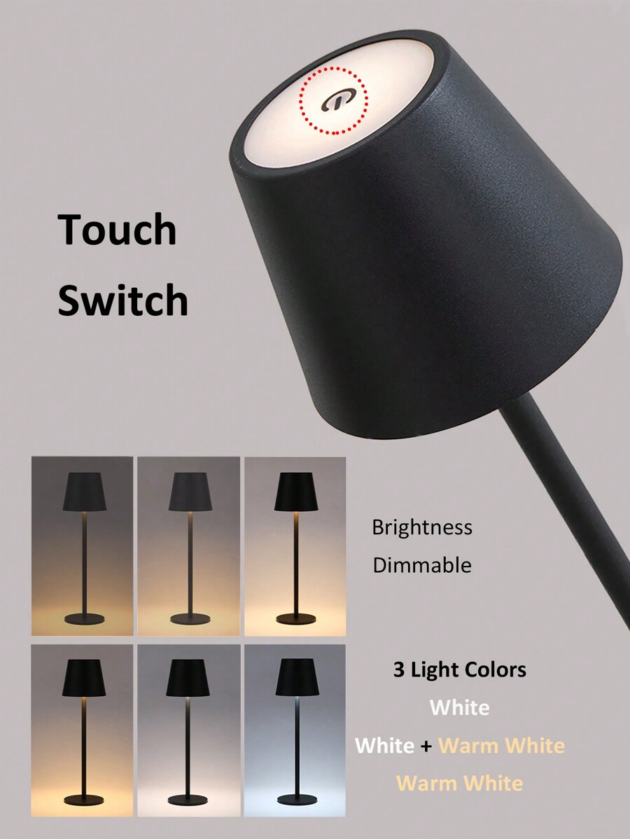 1 PC LED Bureaulamp Touch Switch 3 In 1 Lichtkleuren Veranderbare ...