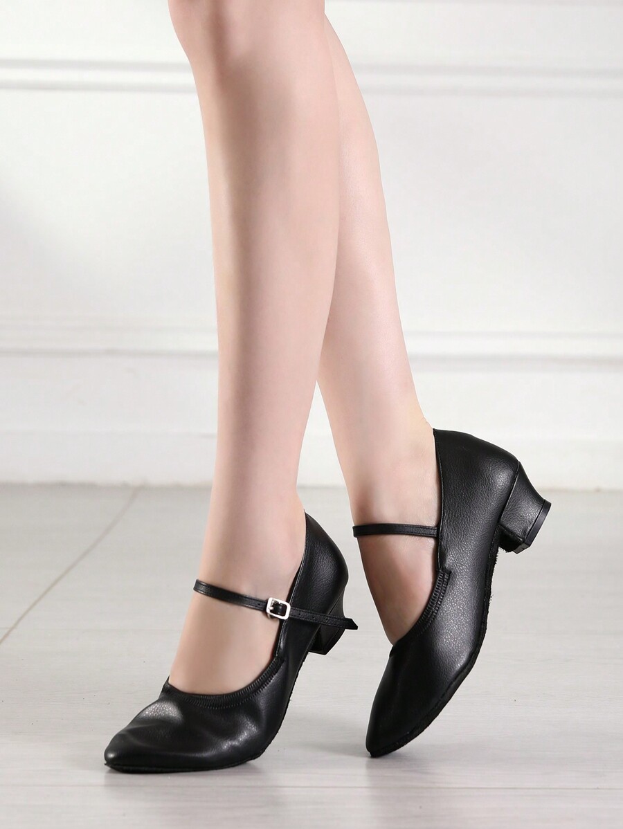 Women's Modern Dance Shoes Chunky Heel Ballroom Jazz Latin Indoor ...