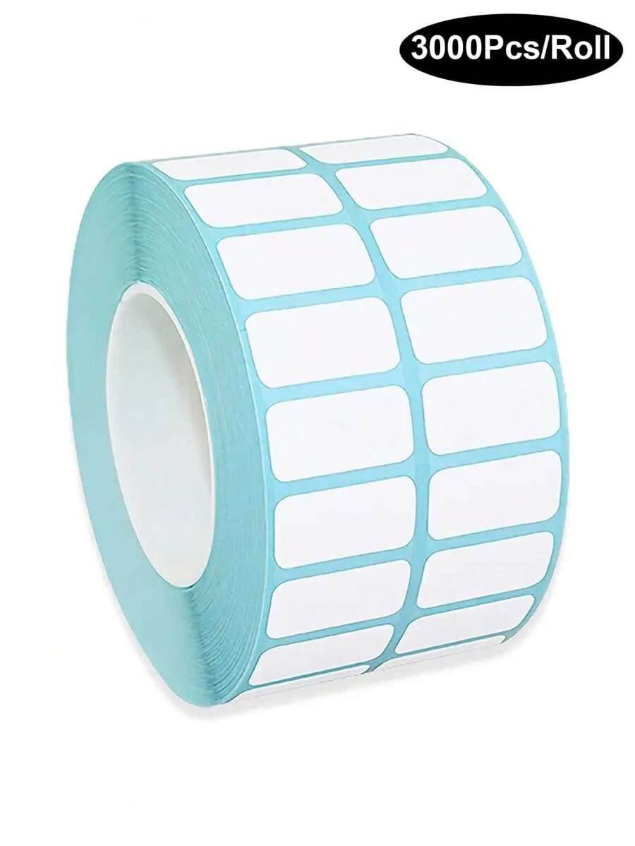 3000pcs/Roll Label Blank Stickers, Handwritten Sticky Notes, Color ...