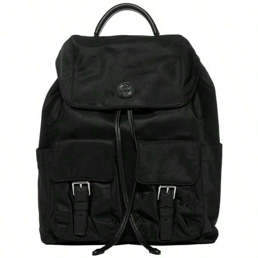 Tory Burch Virginia Flap Nylon Backpack Black | SHEIN USA