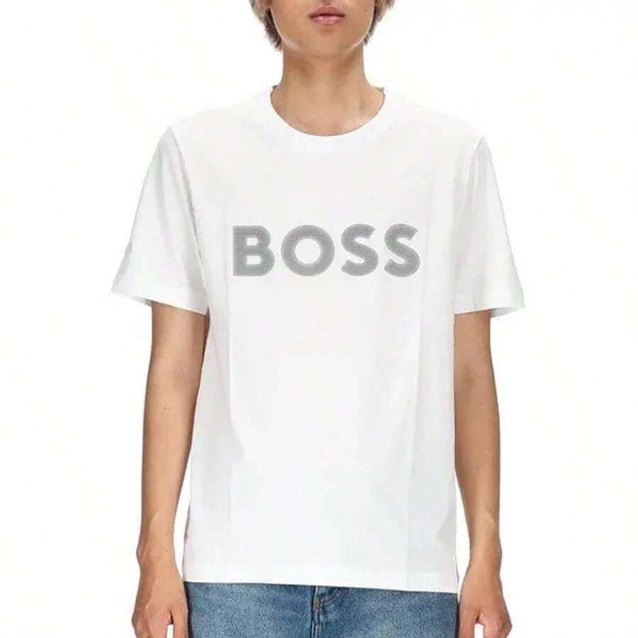 Hugo Boss Short Sleeve T-Shirt 50512866 100 | SHEIN UK