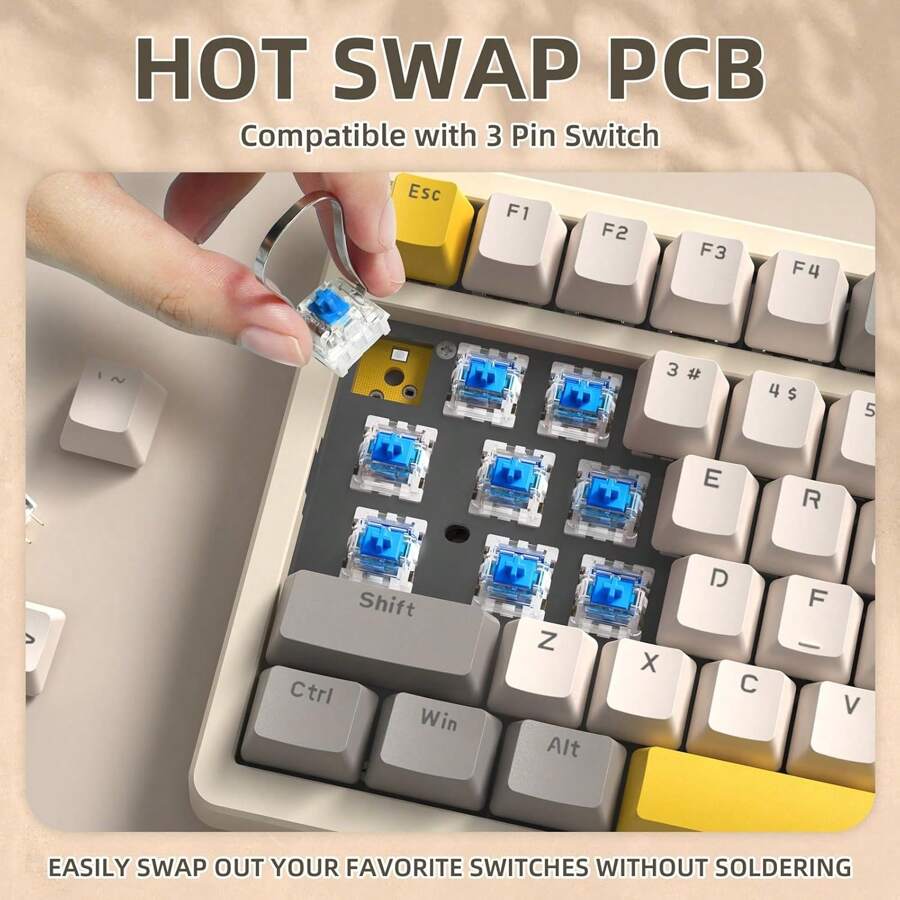 ATTACK SHARK ATTACK SHARK X MAGIC-REFINER K3MAX Gaming Keyboard ...