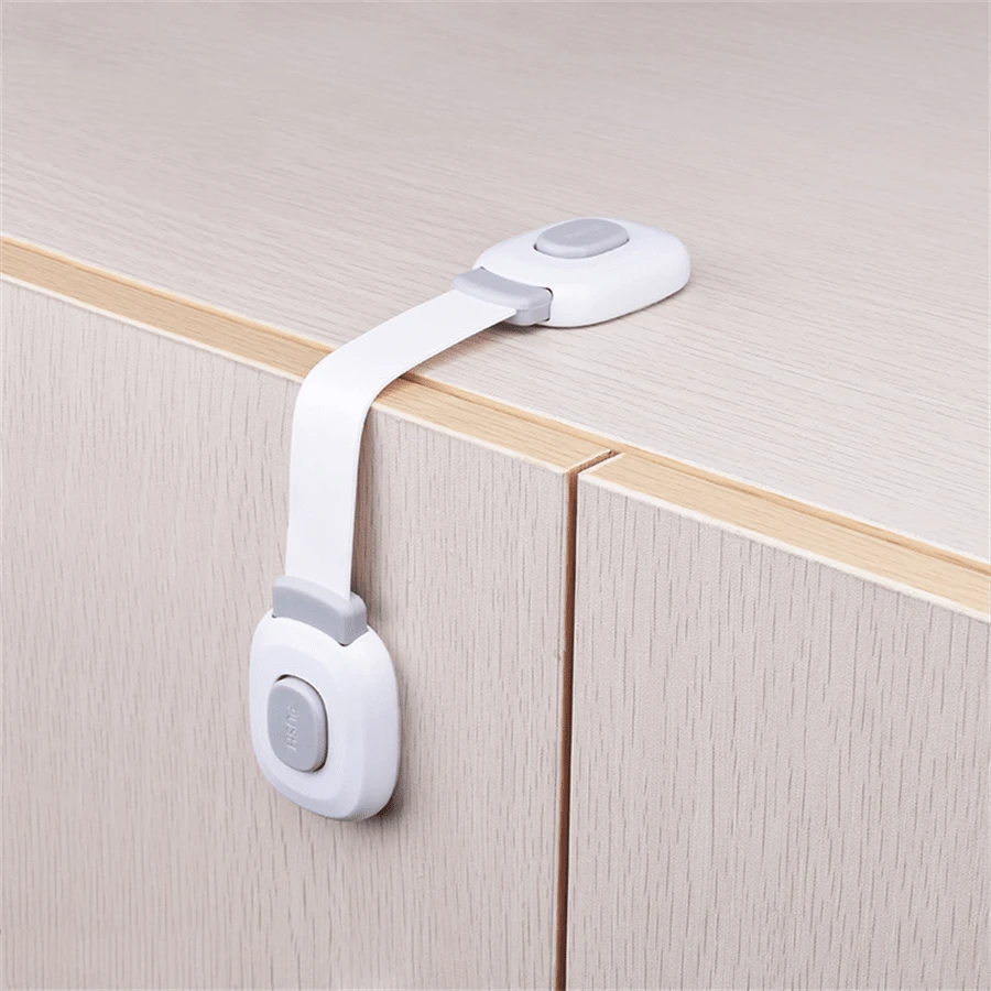 Baby Cabinet Locks, Child Safety Cabinet Proofing - Child Safety Strap ...
