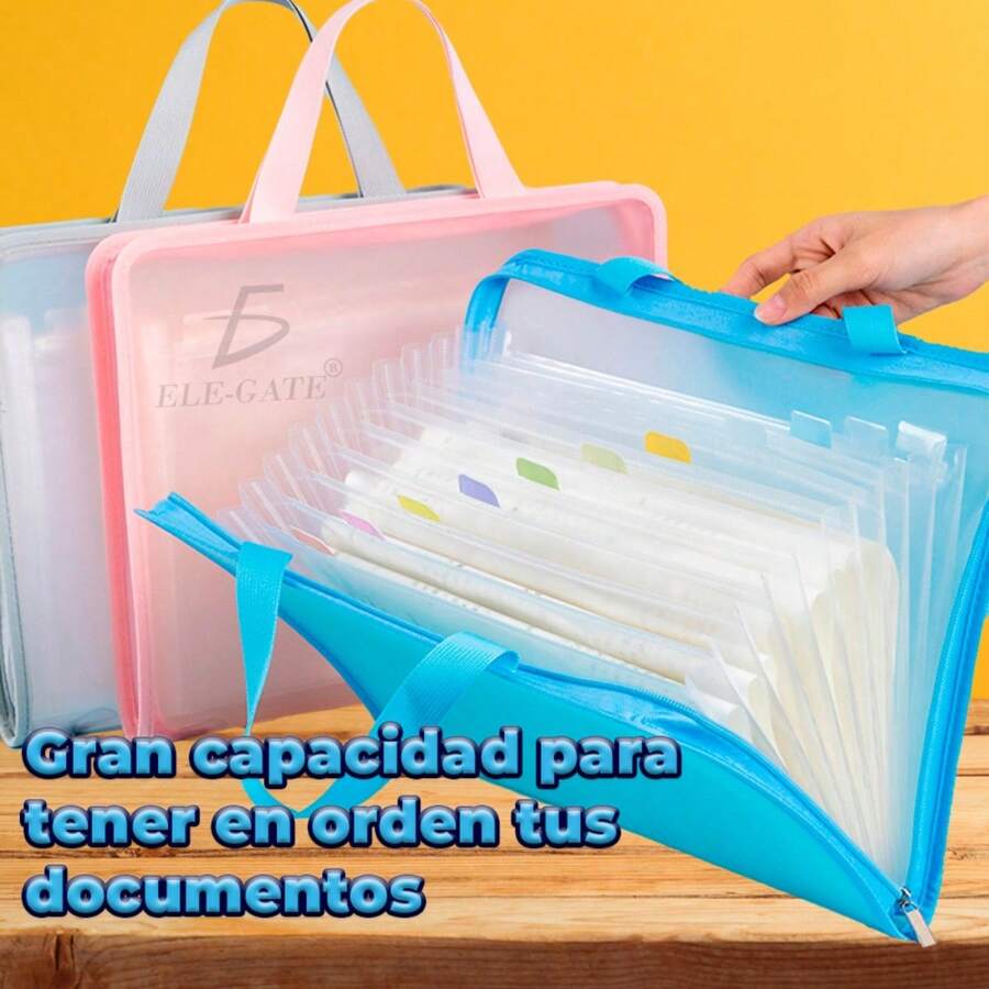 Folder Tipo Bolsa Organizador con 13 Separadores y Cierre | Moda de ...