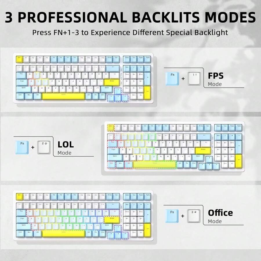 ATTACK SHARK ATTACK SHARK X MAGIC-REFINER K3MAX Gaming Keyboard ...