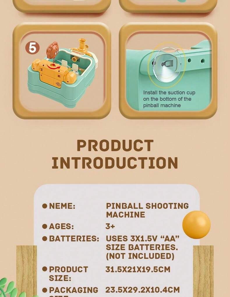 2024 New Desktop Shooting Marble Game, Educational Toy For Boys And ...