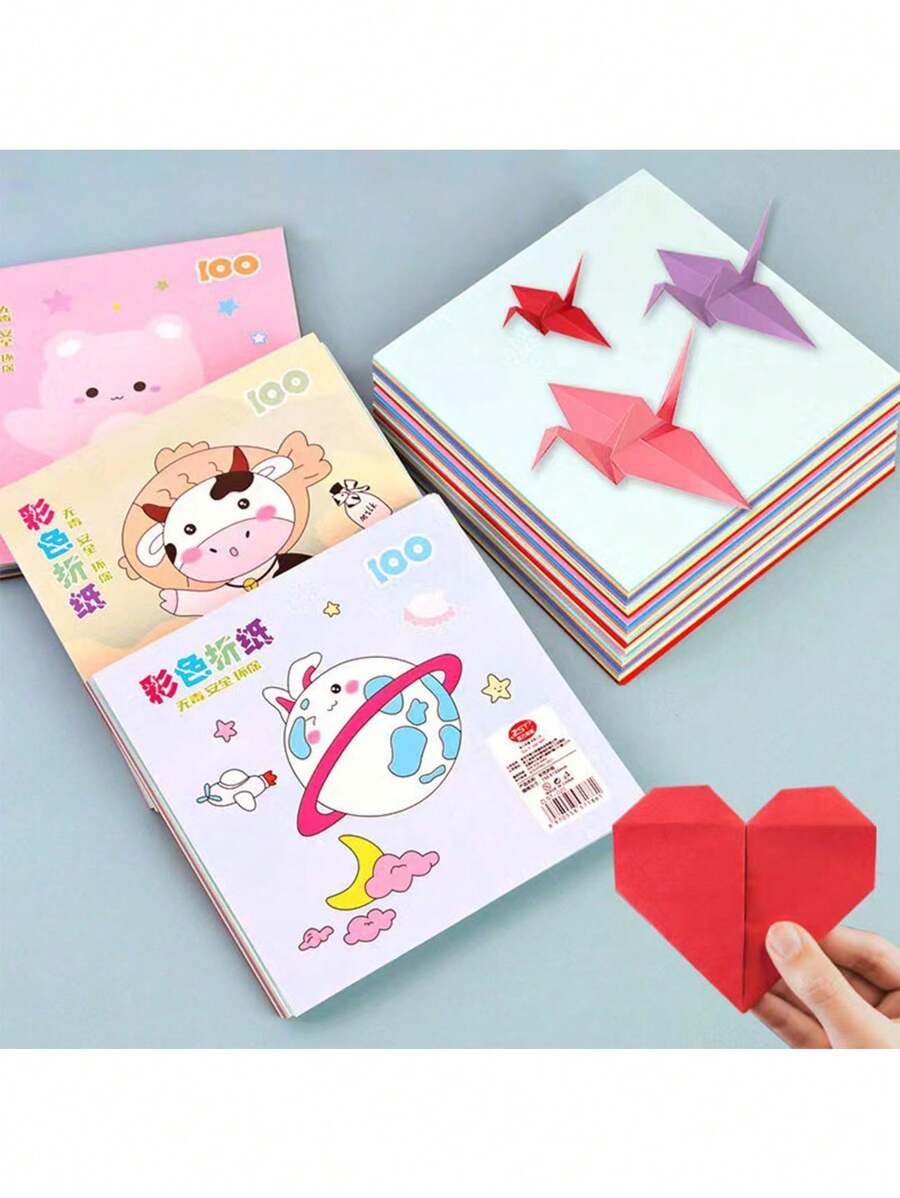 Materiais de origami faça você mesmo, conjunto de papel para artesanato ...