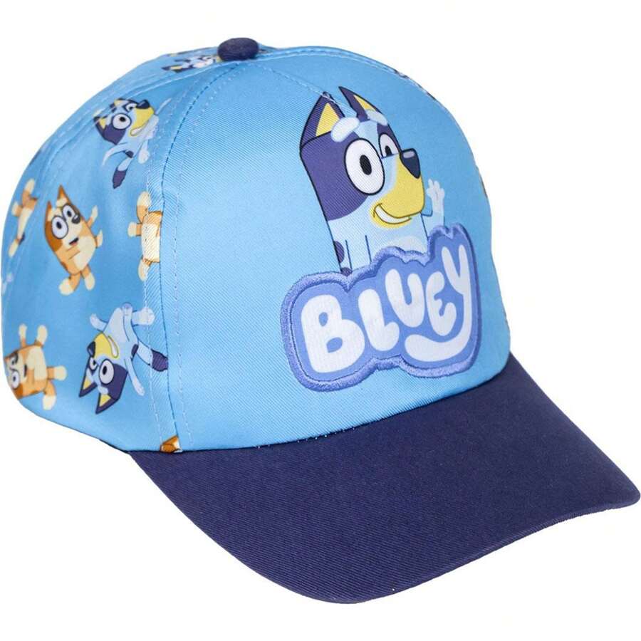 Bluey Gorra de visera curva con licencia oficial para niños - Diseño ...