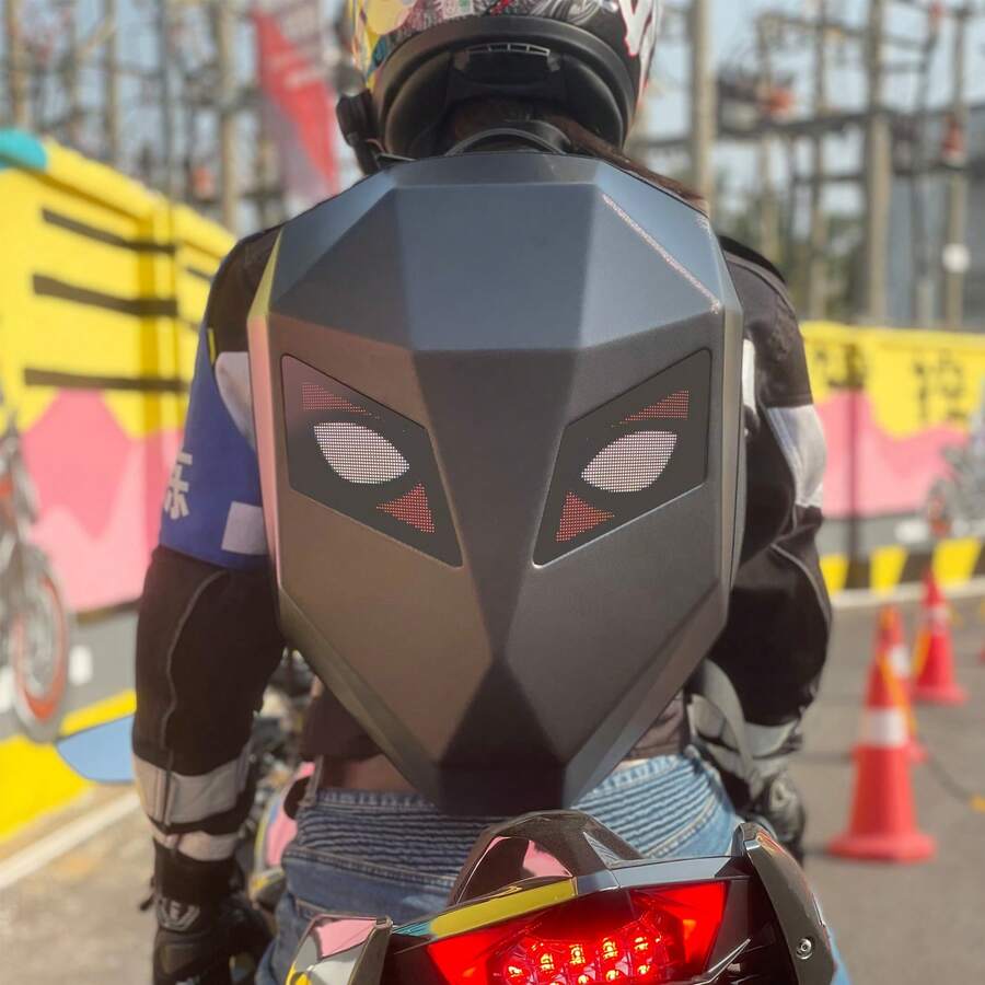 CRELANDER LED Dynamic Laptop Backpack, Pixel Shoulder Bag With LED ...