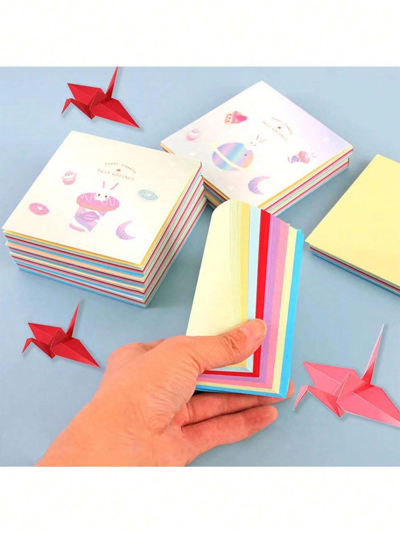 DIY Origami Materials, Student Handcraft Paper Set, 1 Pack Multicolor ...
