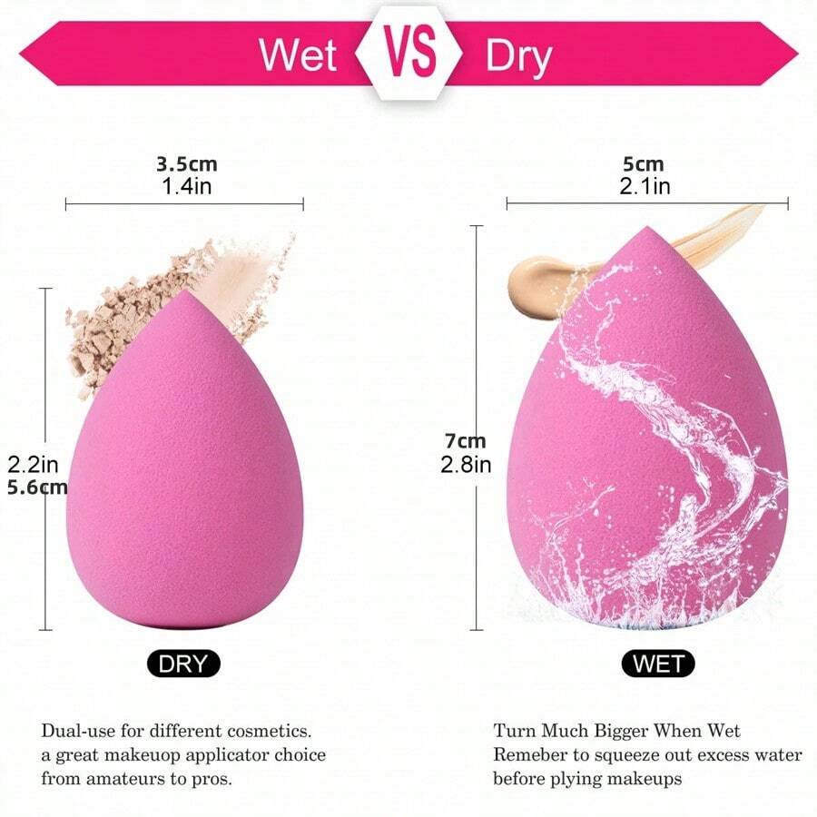 Water Droplet Makeup Sponge, Beauty Sponge Blender, Mixed Sponge ...