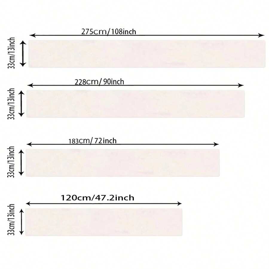 1pc Boho Striped Dresser Runners, Rectangular Runner, Bohemian Retro ...