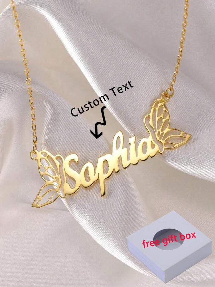Shein name necklace store