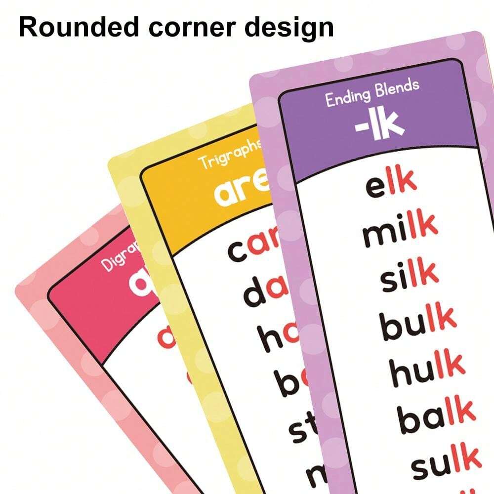 117 Groups Phonics Words Learining Flash Cards, Learn Sight Words ...