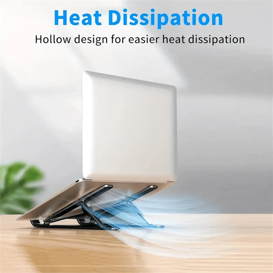 Laptop Stand Single Fork Foldable Lift, Cooling Base Desktop Tablet ...