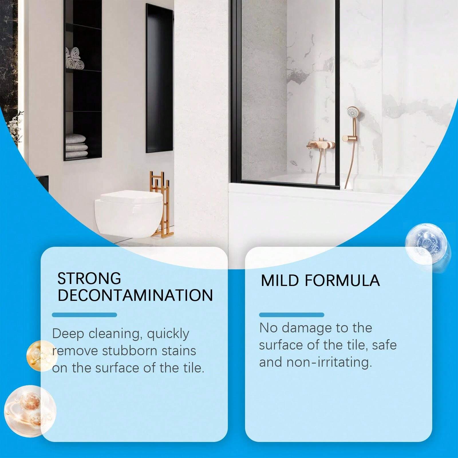 Ceramic Tile Cleaning Effervescent Tablet Toilet Basin Wall Tile ...