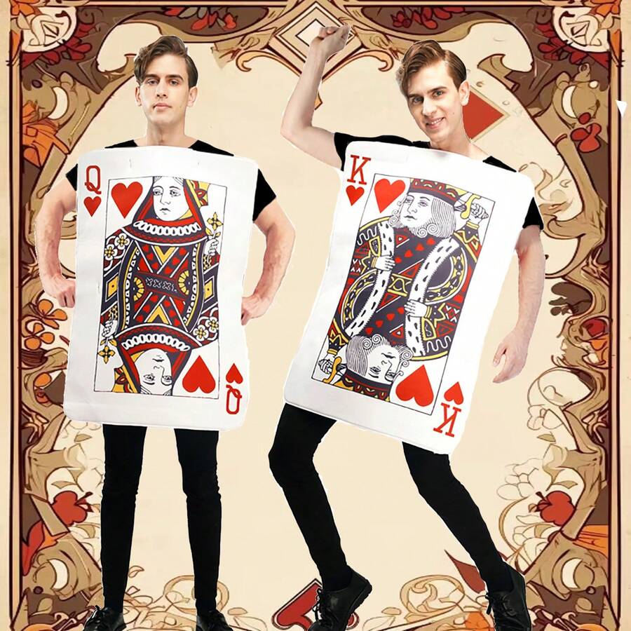 Couple's Playing Cards - Spade K, Heart K, Heart A, Spade A, Role ...