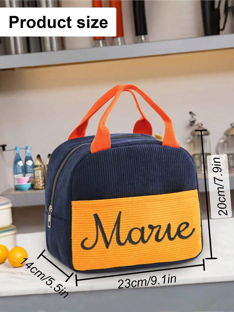 1pc Personalized Lunch Box, Custom Lunch Bag, Lunch Box For Women With ...