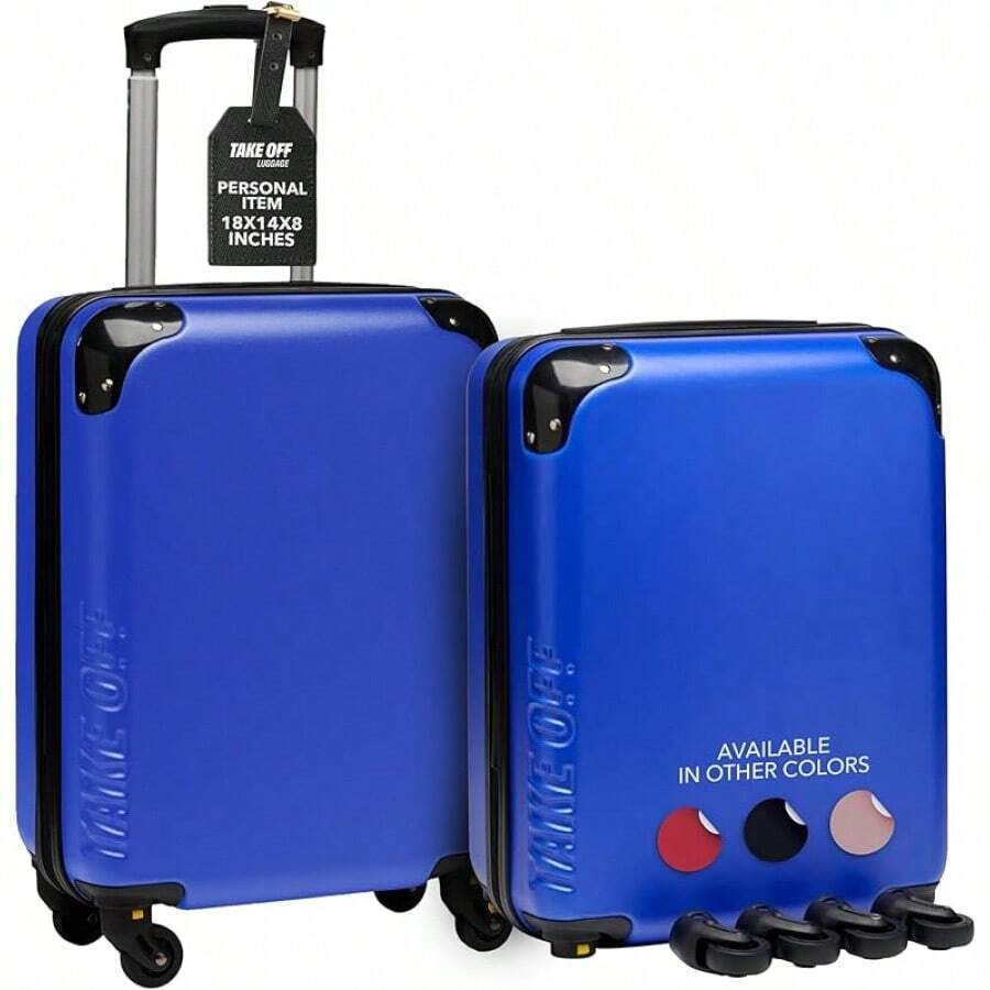 Take OFF Luggage 18 Inch Personal Item Suitcase 2.0 With Removable ...