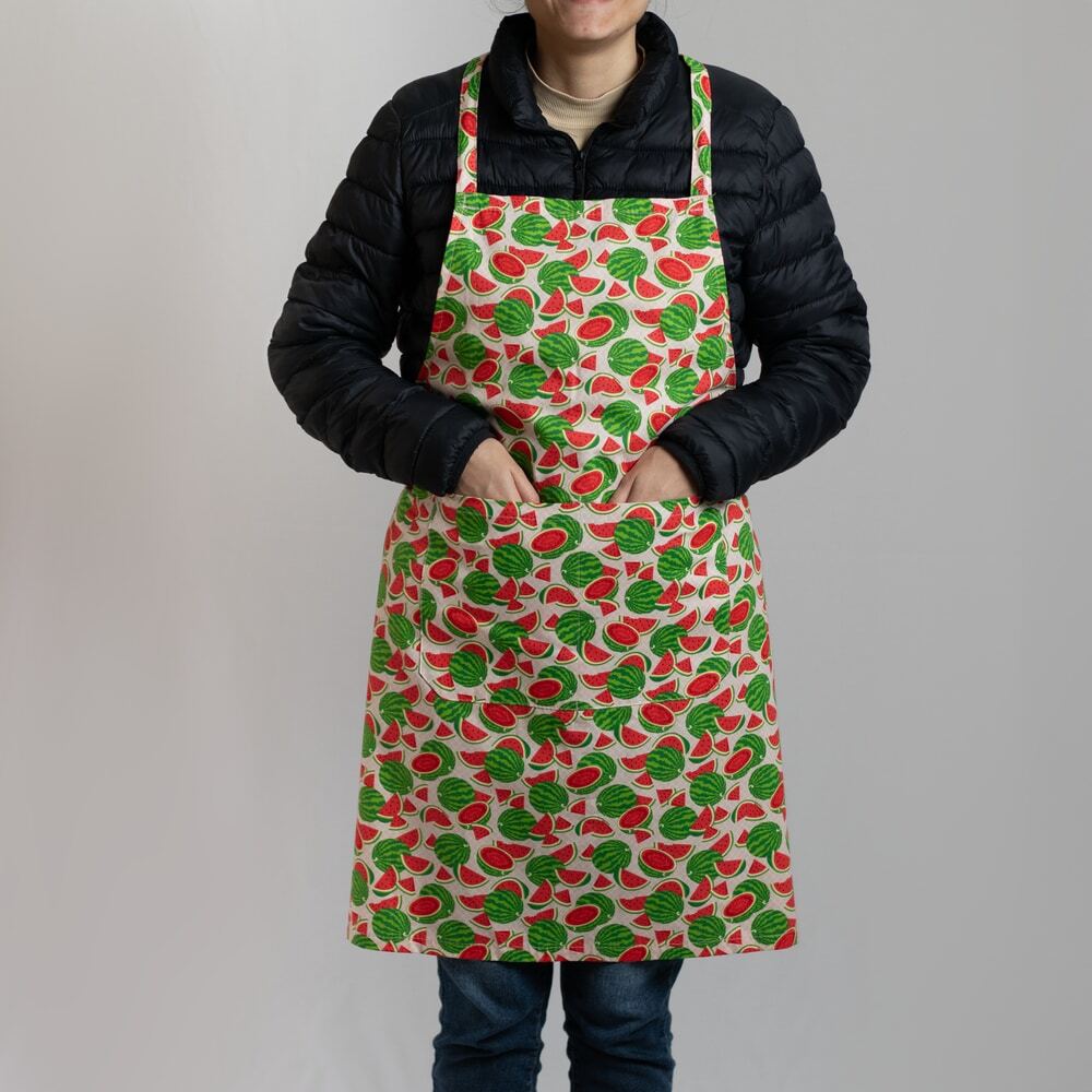 100% Cotton Tricoline Kitchen Apron | SHEIN USA
