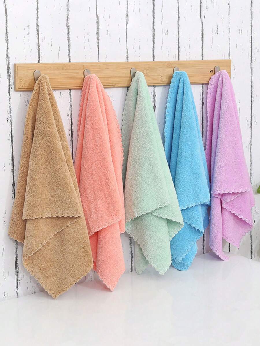 5/10/15pcs Simple Random Color Face Towel, Hotel Lint-Free Towel For ...