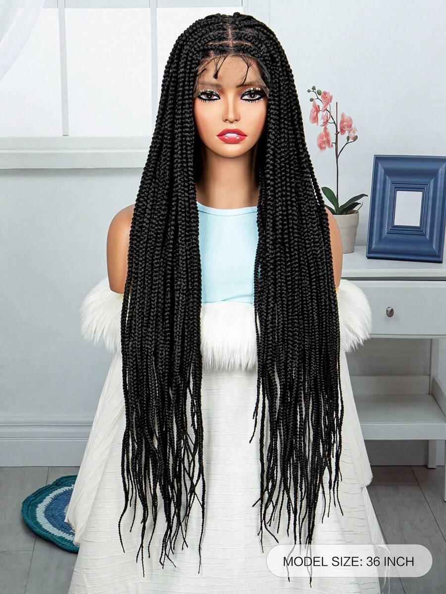 Perucas Trançadas para Mulheres Afro-Americanas, Peruca Trançada de ...
