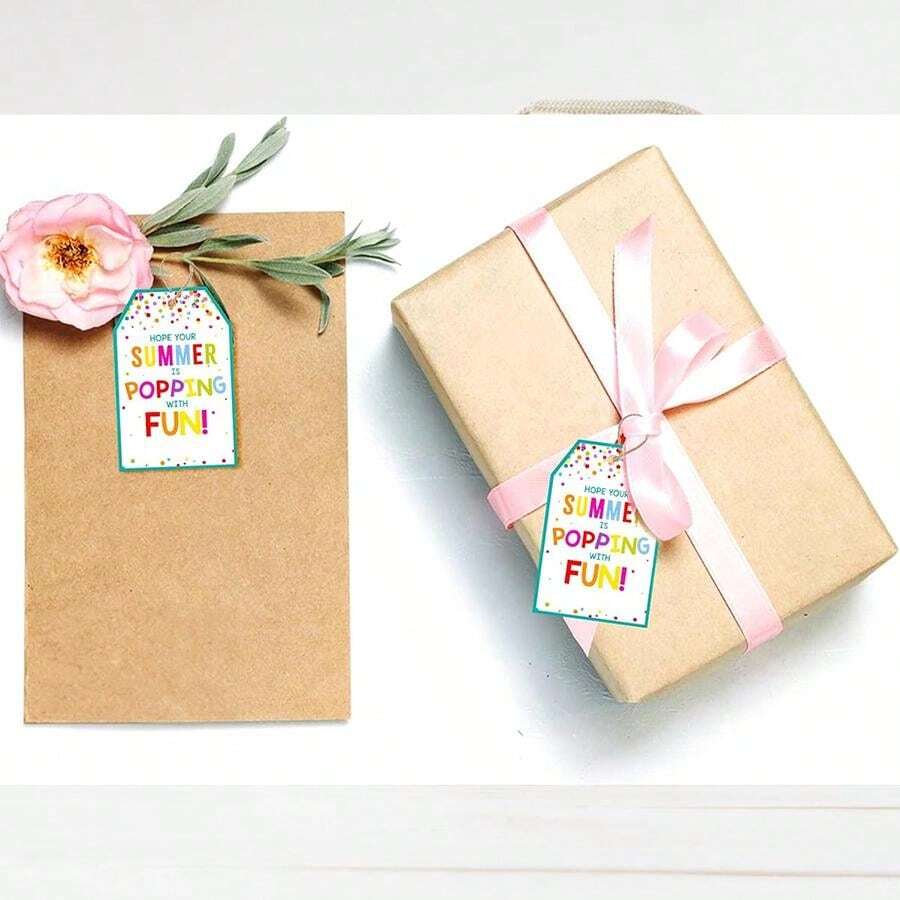 Gift Tags With 10M Rope, 50pcs End Of School Year Gift Tags, Teacher ...