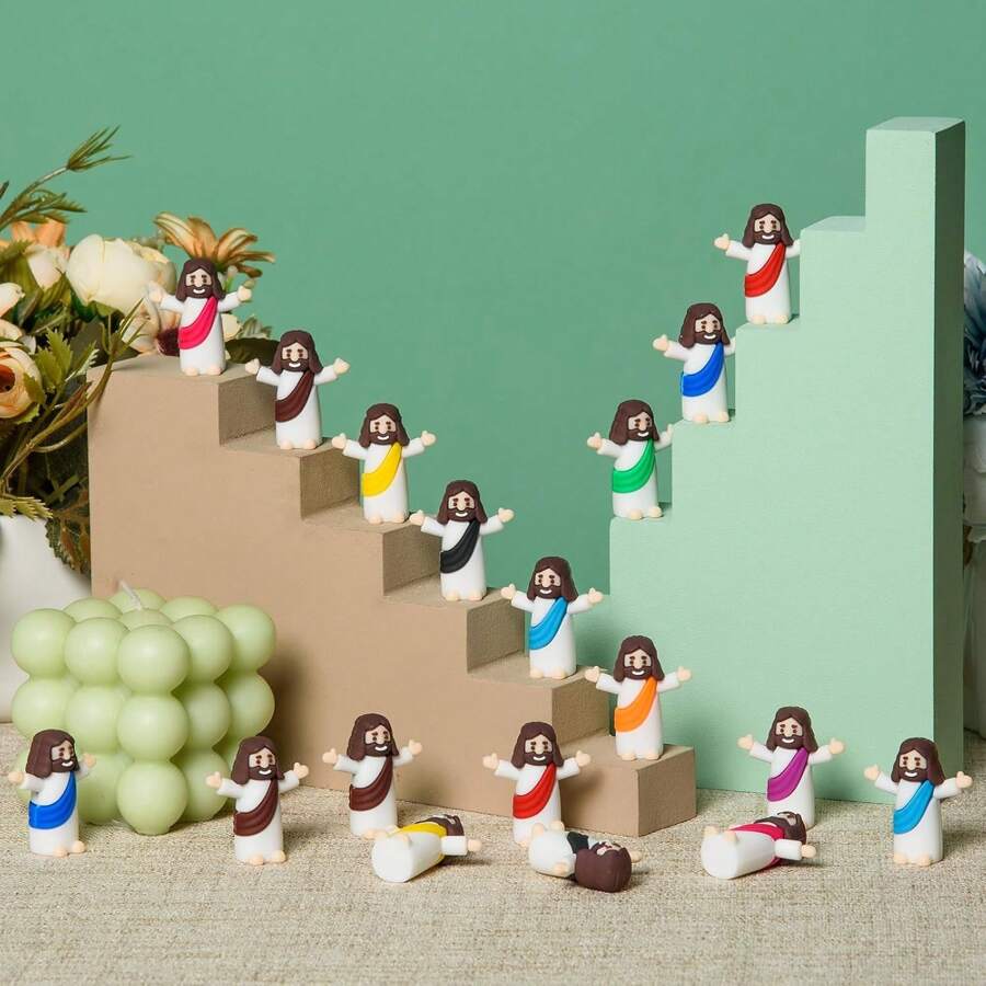 Brinquedos Jesus, Design Original Mini Estátua de Borracha de Jesus ...