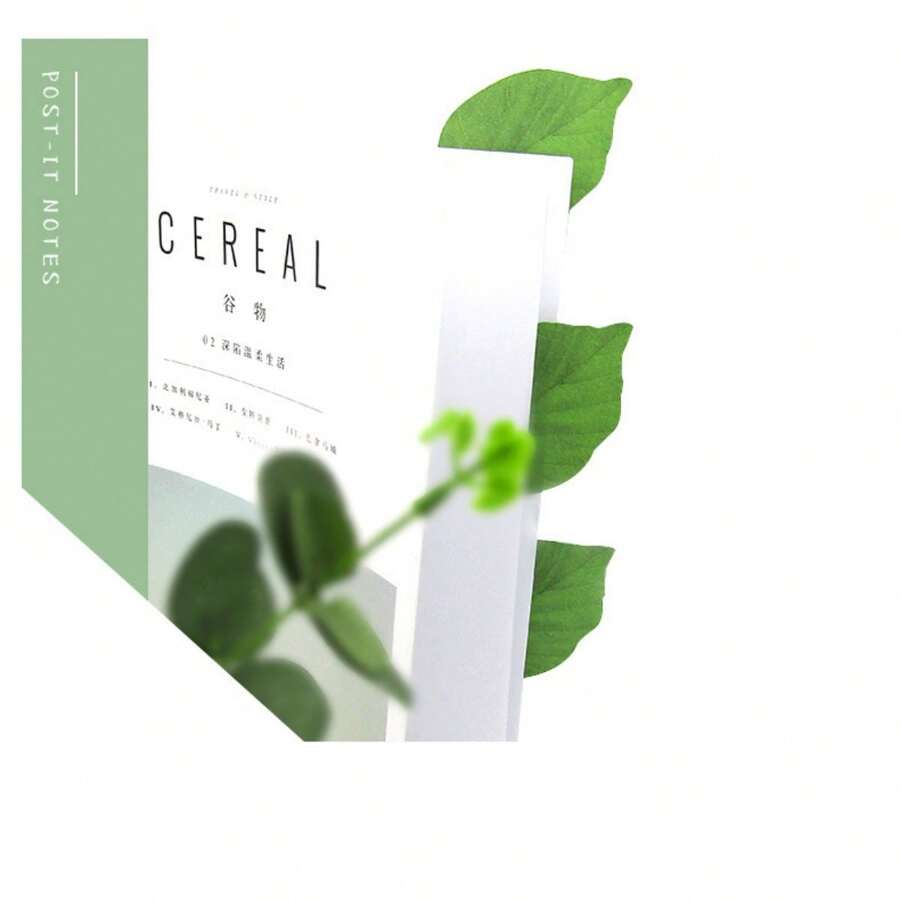 3 Pieces Of Simulated Tree Leaf Sticky Notes, Simple Sticky Notes ...