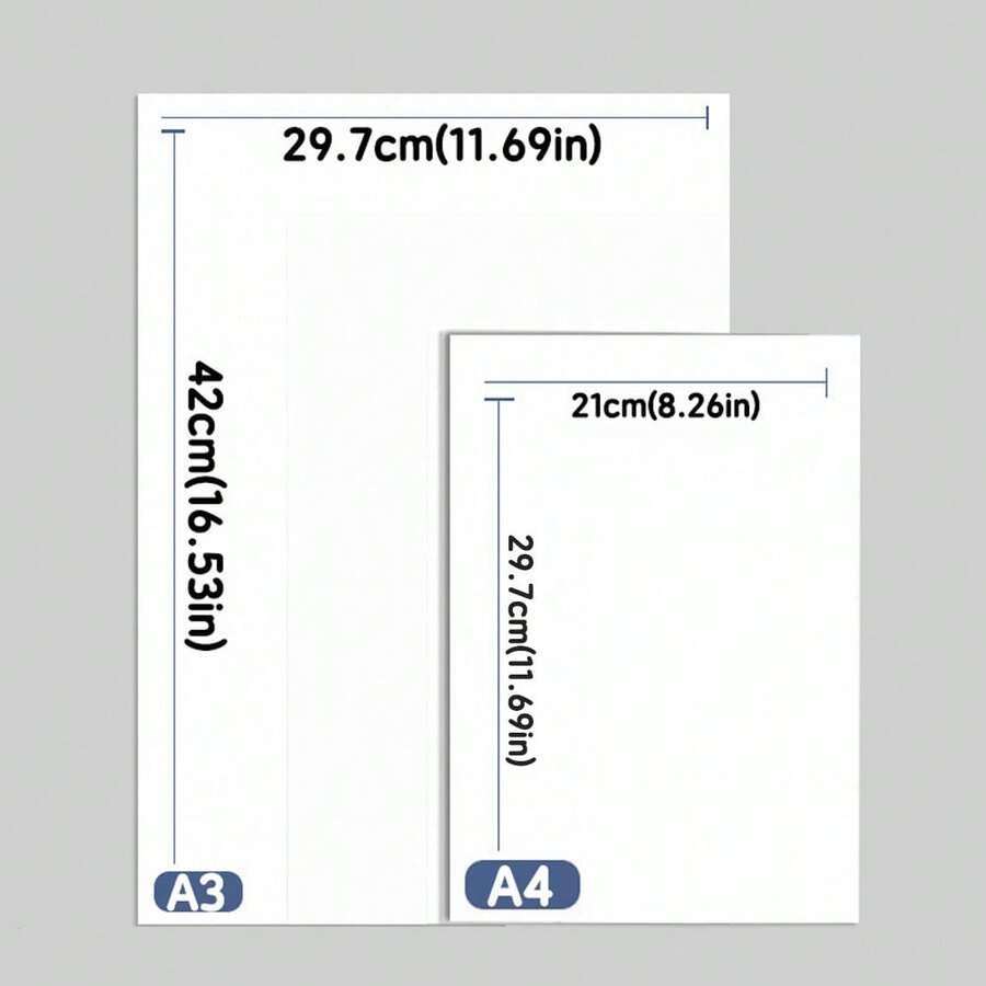 20 Sheets A4 White Cardboard A3 Hard White Cardboard Marker Paper ...