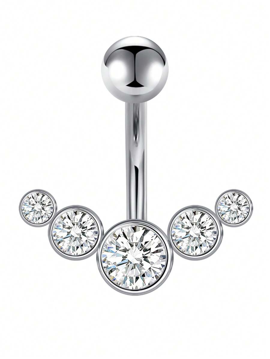 CIZME 1PC Belly Button Ring Short Bar/Long Bar Belly Ring Short/Long ...