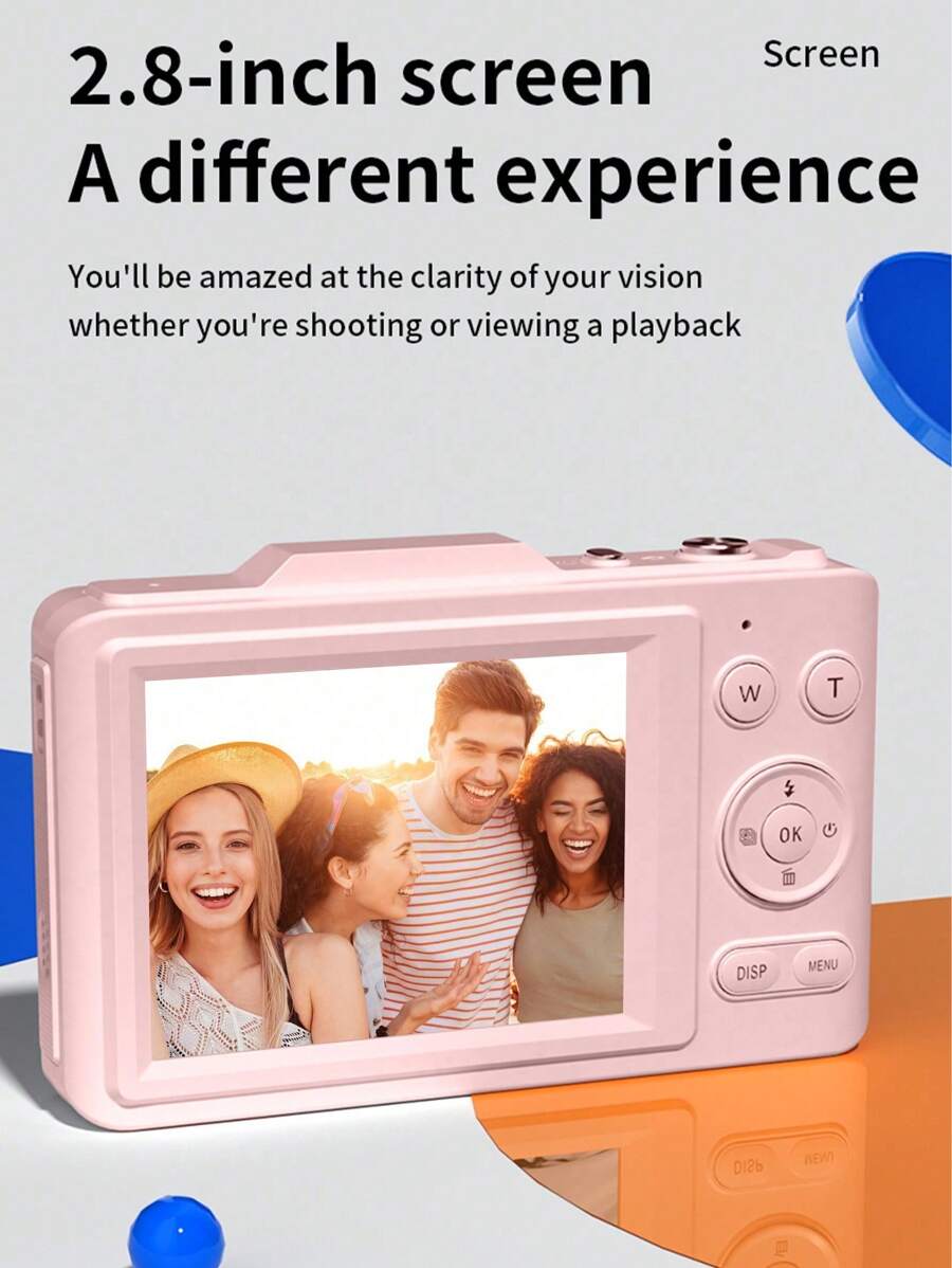 Videocamera digitale da 2,8 pollici con schermo HD, risoluzione video ...