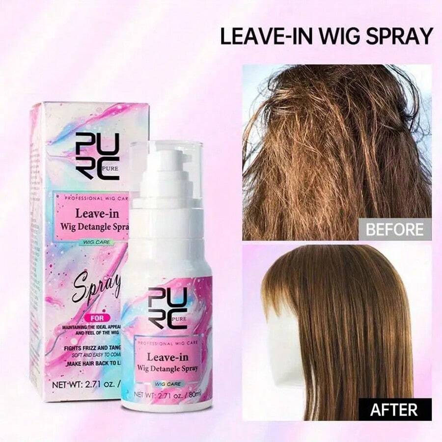 Leave-In Spray Wig Care Keratin Hair Treatment Coconut Oil Smoothing ...