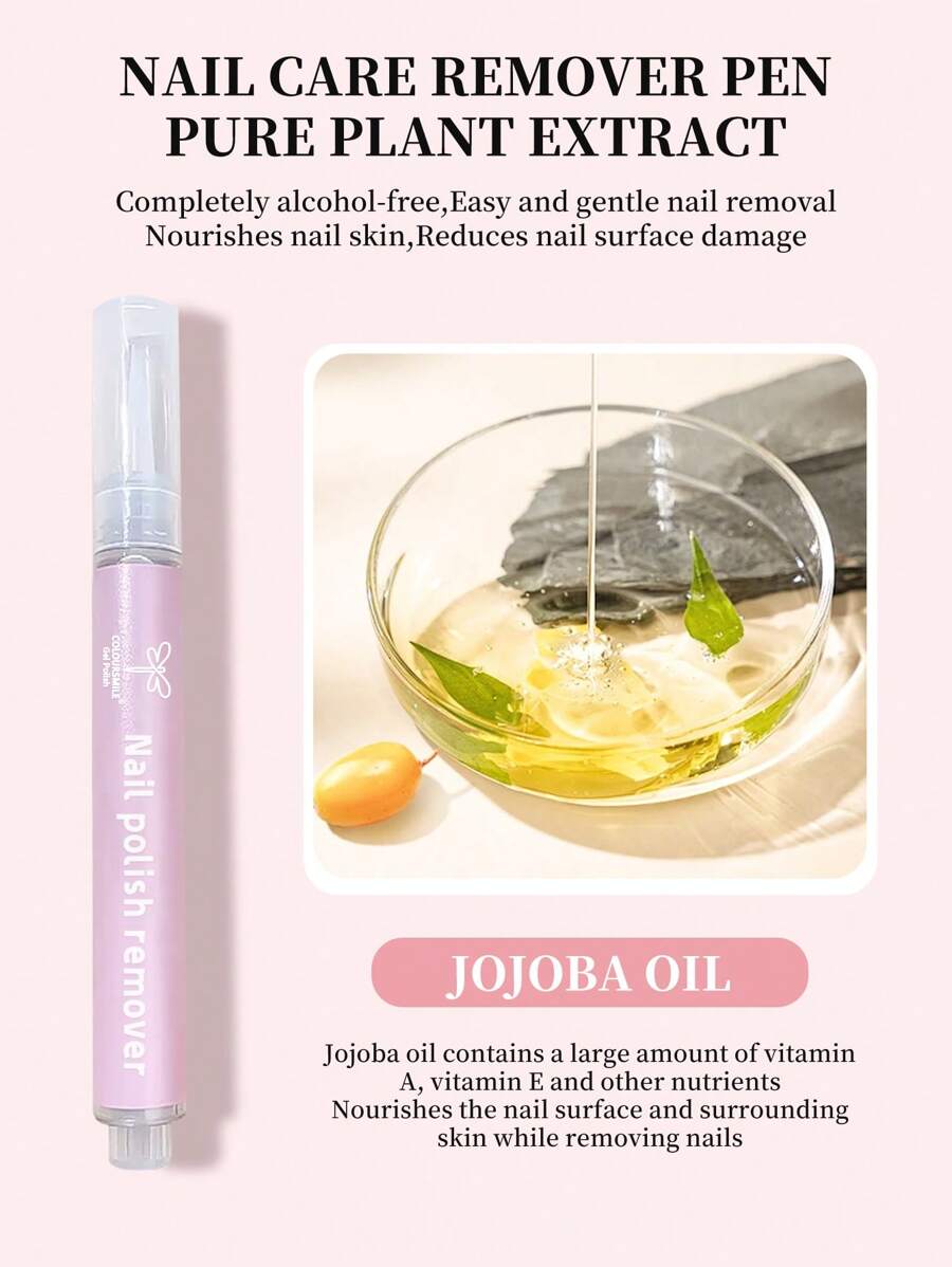 COLOURSMILE Quick Nail Polish Remover Pen Gentle And Non-Irritating ...