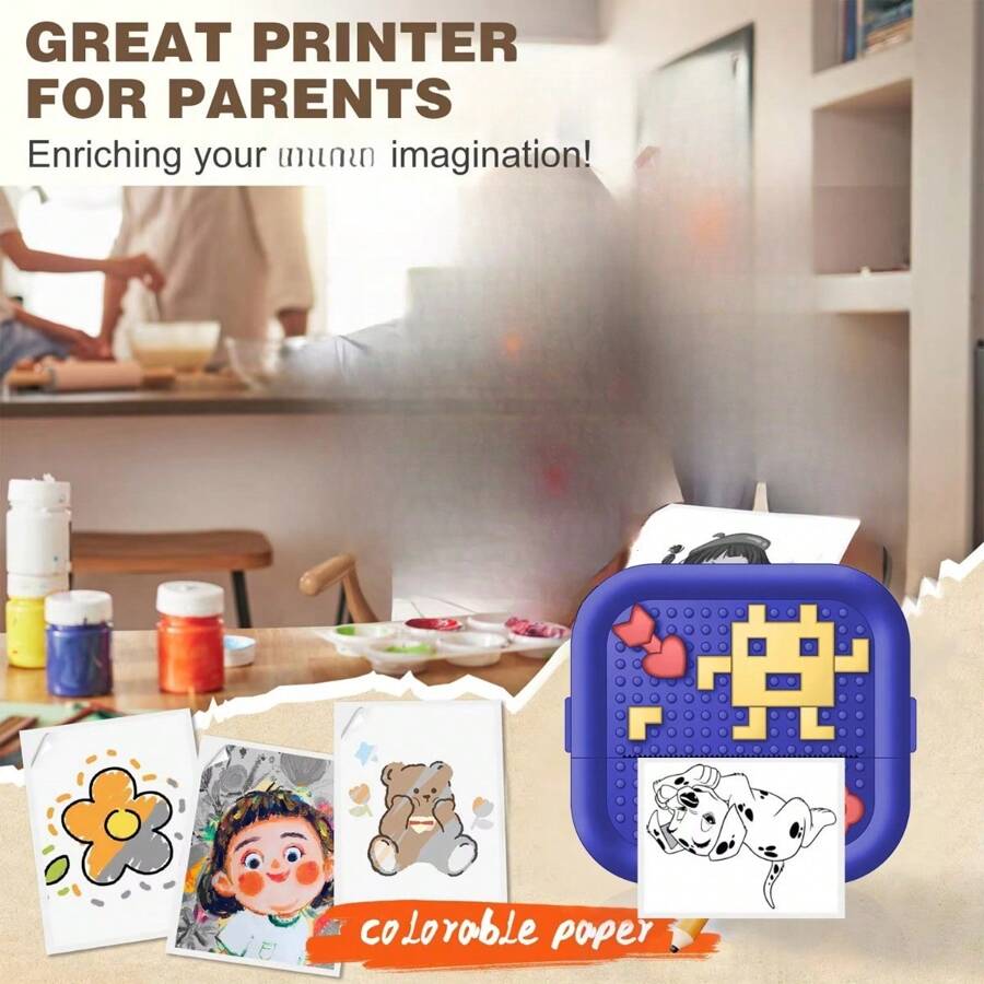 Mini Sticker Printer X3 Sticker Maker Machine With 1Rolls Paper Inside ...
