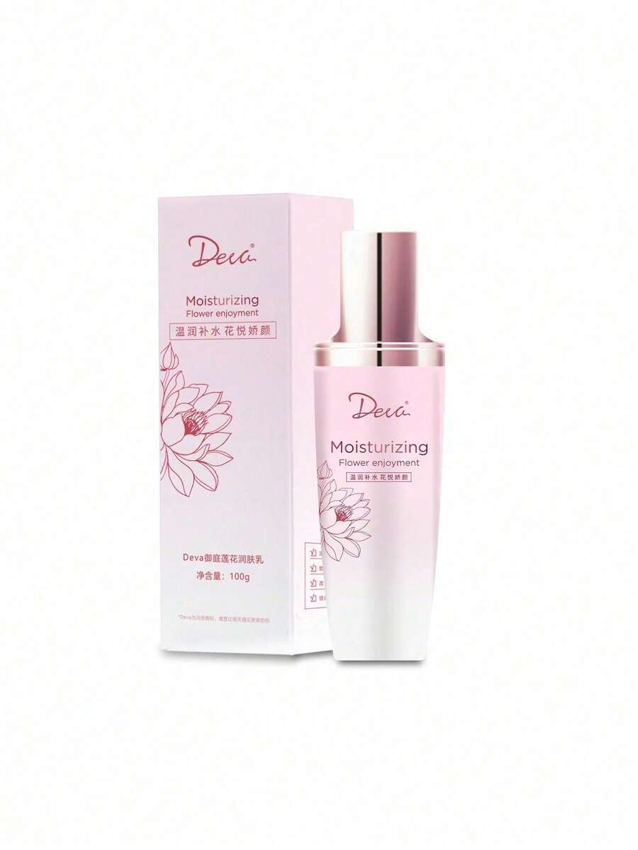 Deva Deva Royal Lotus Moisturizing Lotion Lightweight Non-Greasy Softens The Skin Prevents Fine ...