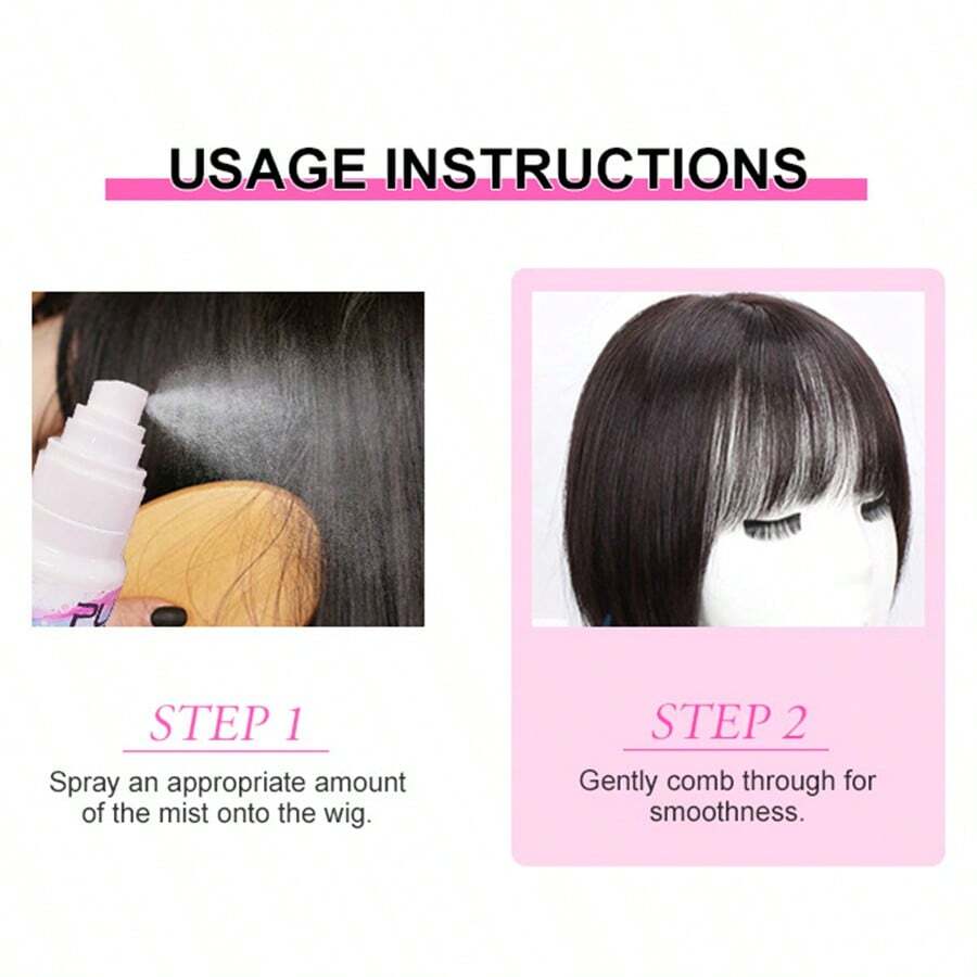 Leave-In Spray Wig Care Keratin Hair Treatment Coconut Oil Smoothing ...