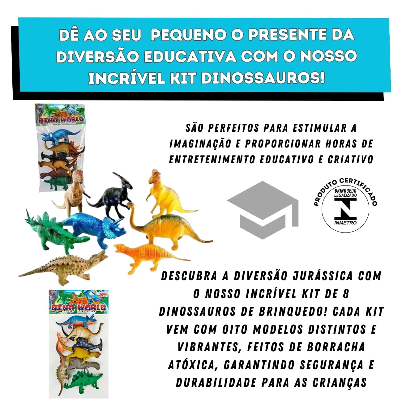 Dino Rex Set 8 Pieces Jurasic Park Animals - Prehistoric Children's ...