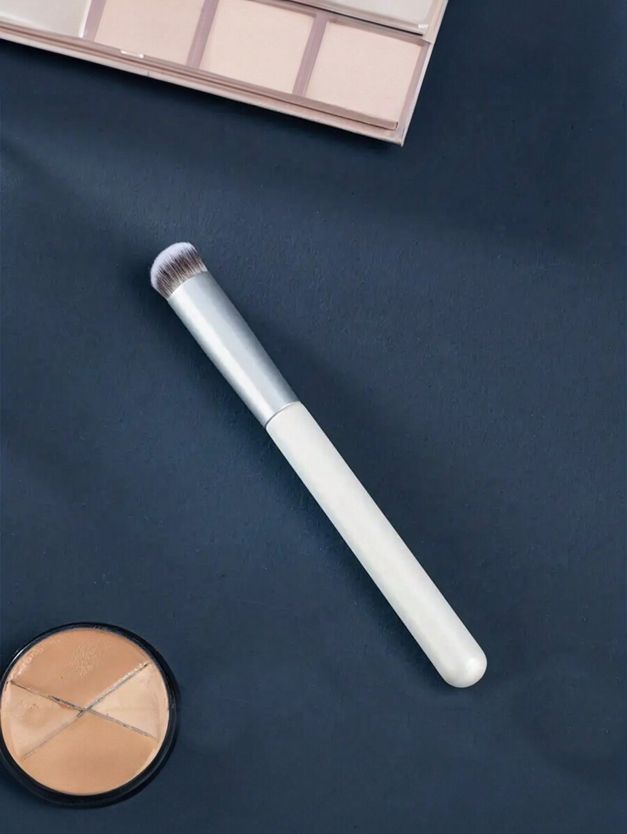Concealer Brush Set - Mini Angled Flat Top Densely Packed Nose Contour ...